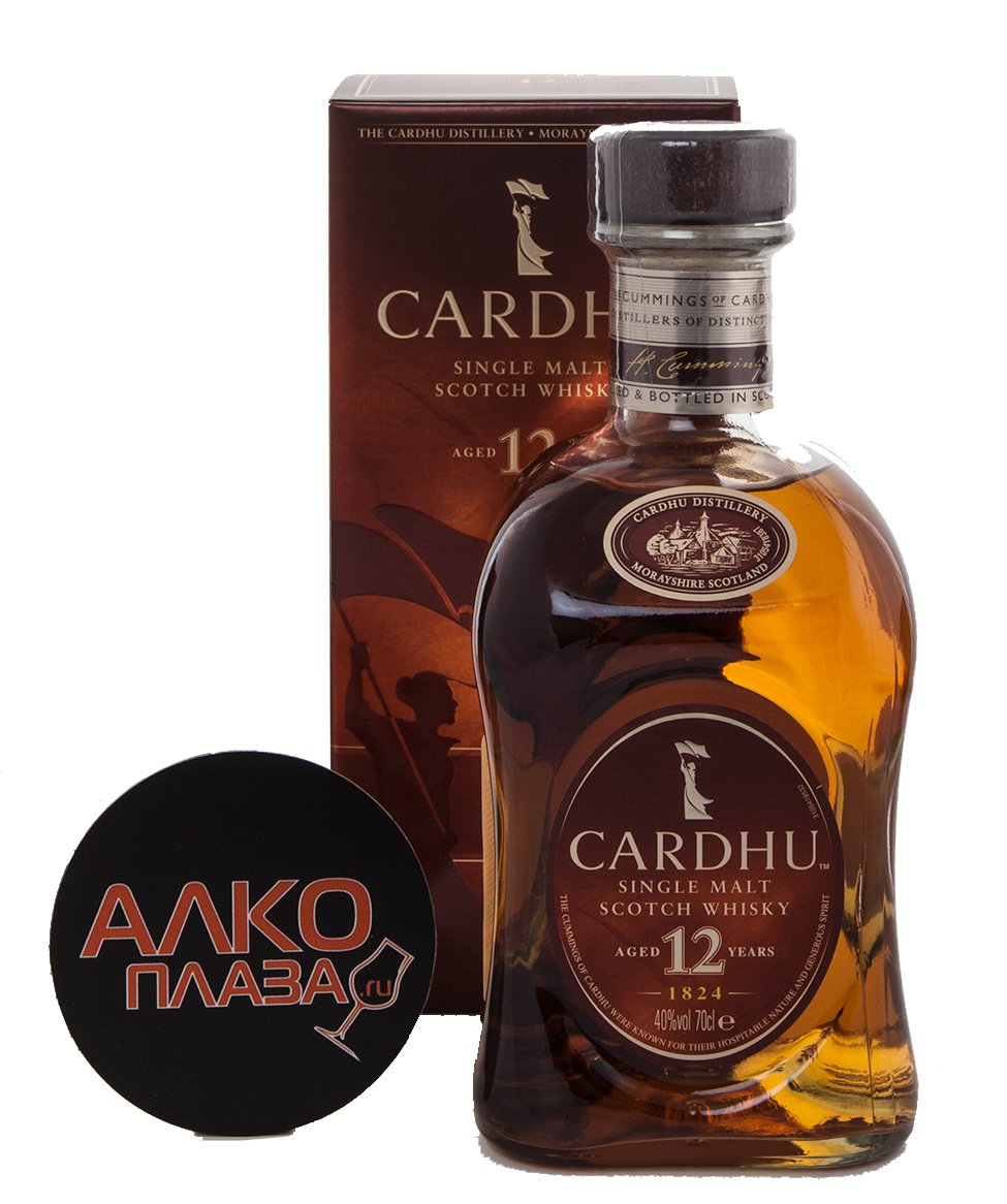 Cardhu 12 years - купить шотландский виски Кардю 0.7 л - цена
