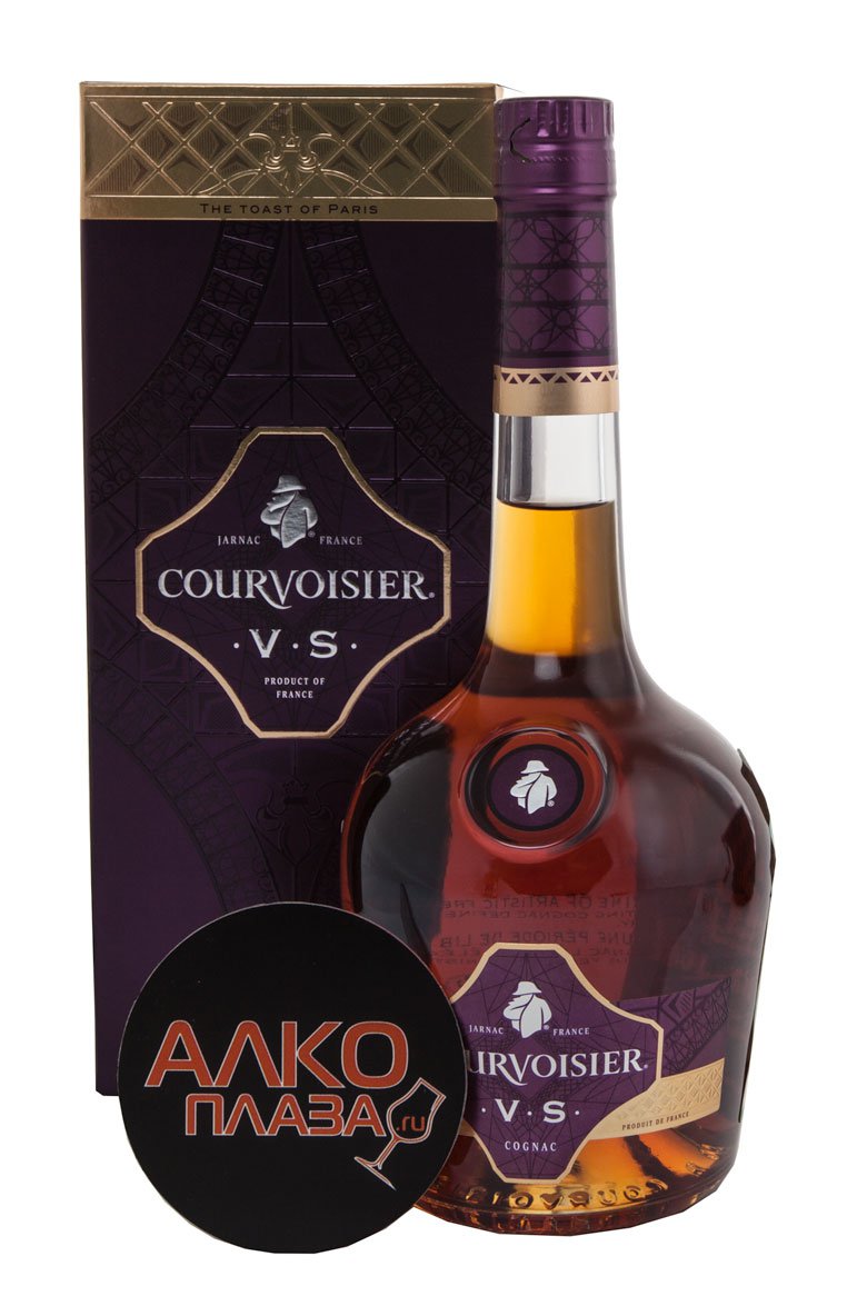 Courvoisier VS gift box - купить коньяк Курвуазье ВС 1 л - цена