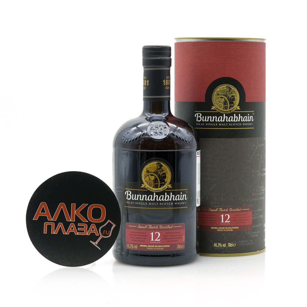 Bunnahabhain 12 years - купить виски Буннахавэн 12 лет 0.7 л - цена