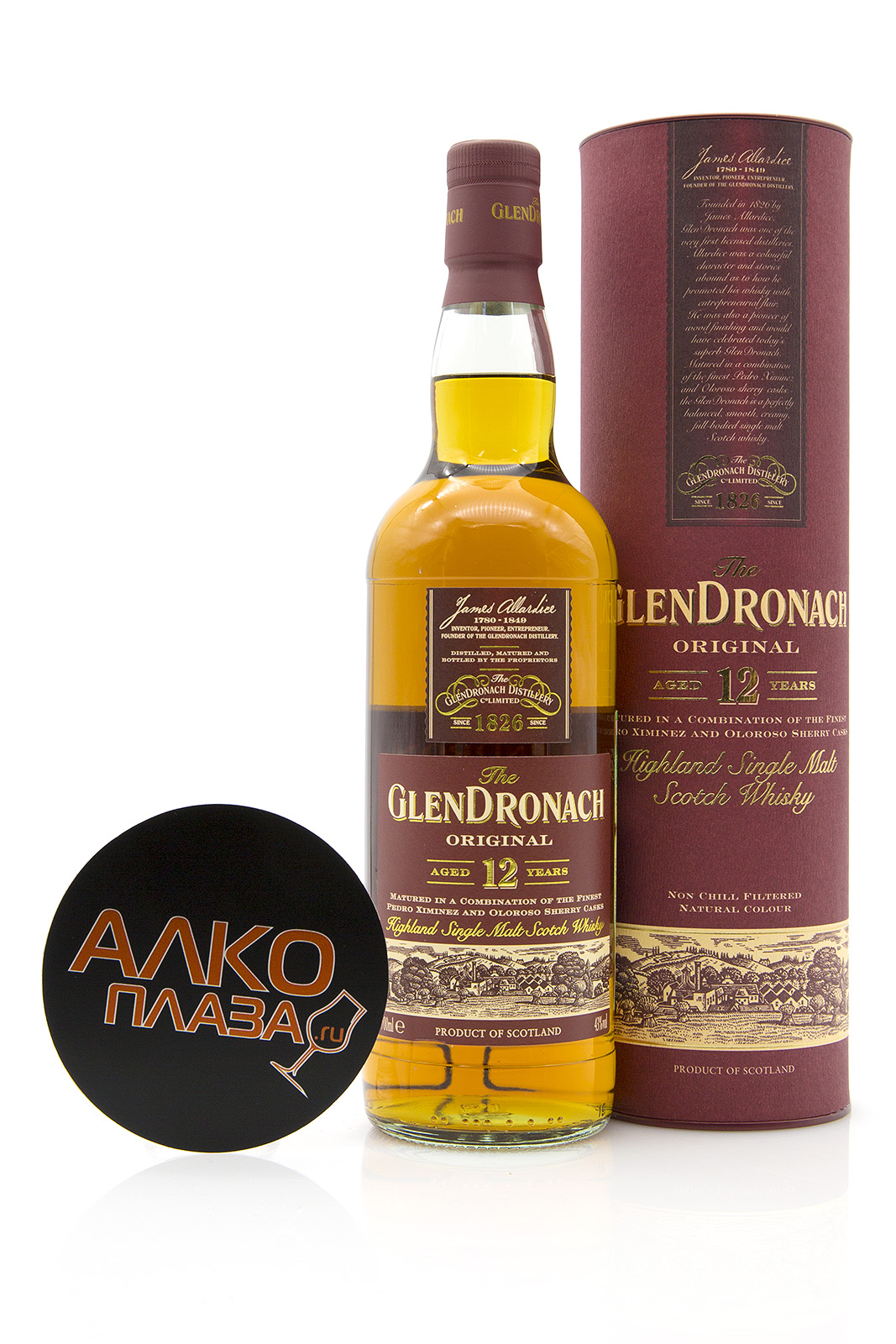 Glendronach 12 years Original - купить виски Глендронах 12 лет ...