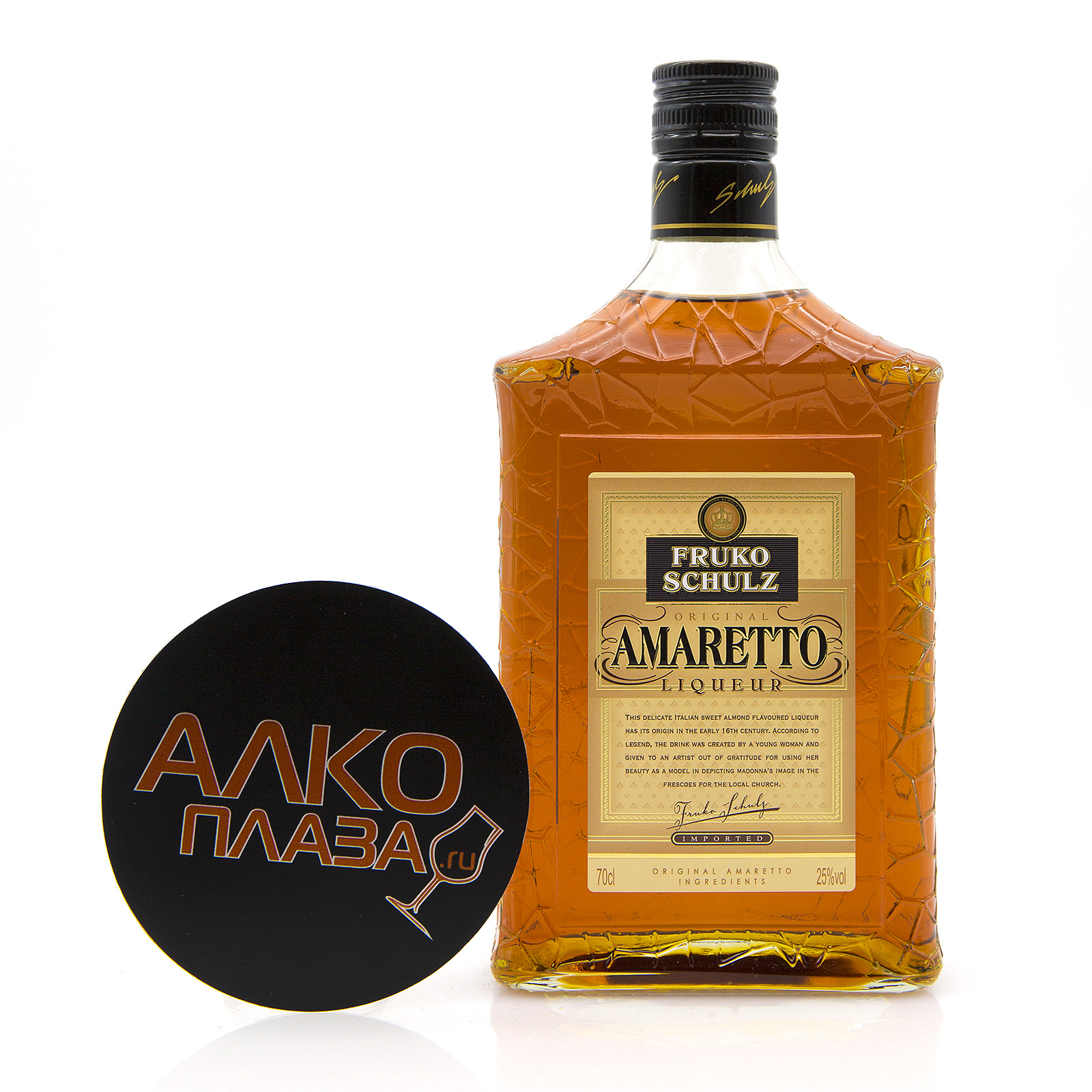 Fruko Schulz Amaretto - купить ликер Фруко Шульц Амаретто 0.7 л - цена