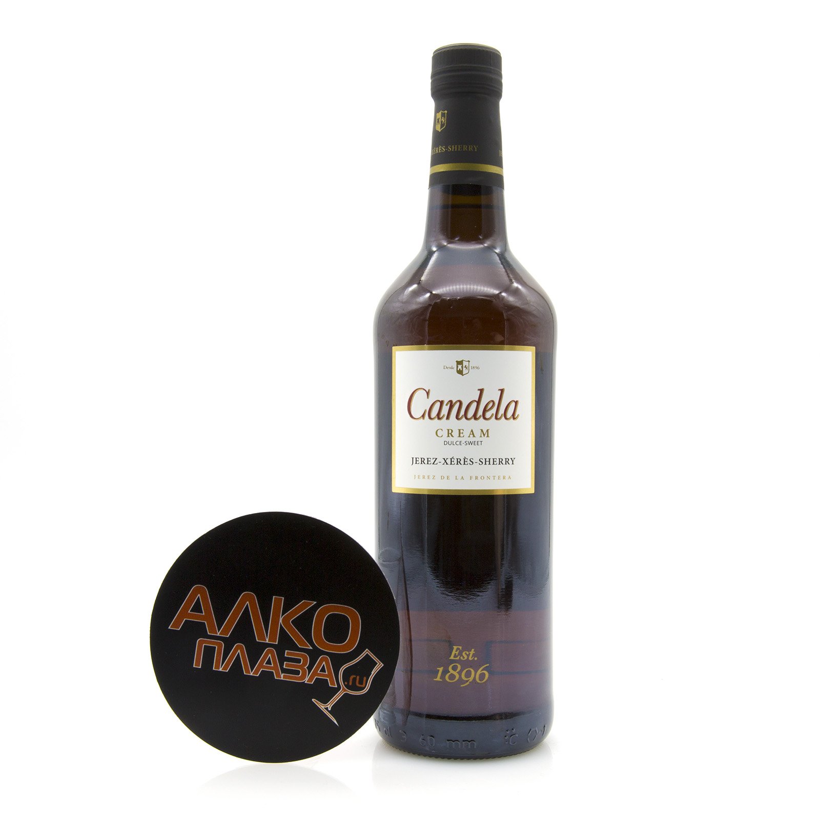 Sherry Candela Cream with glass - купить херес Кандела Крим 0.75 л с ...
