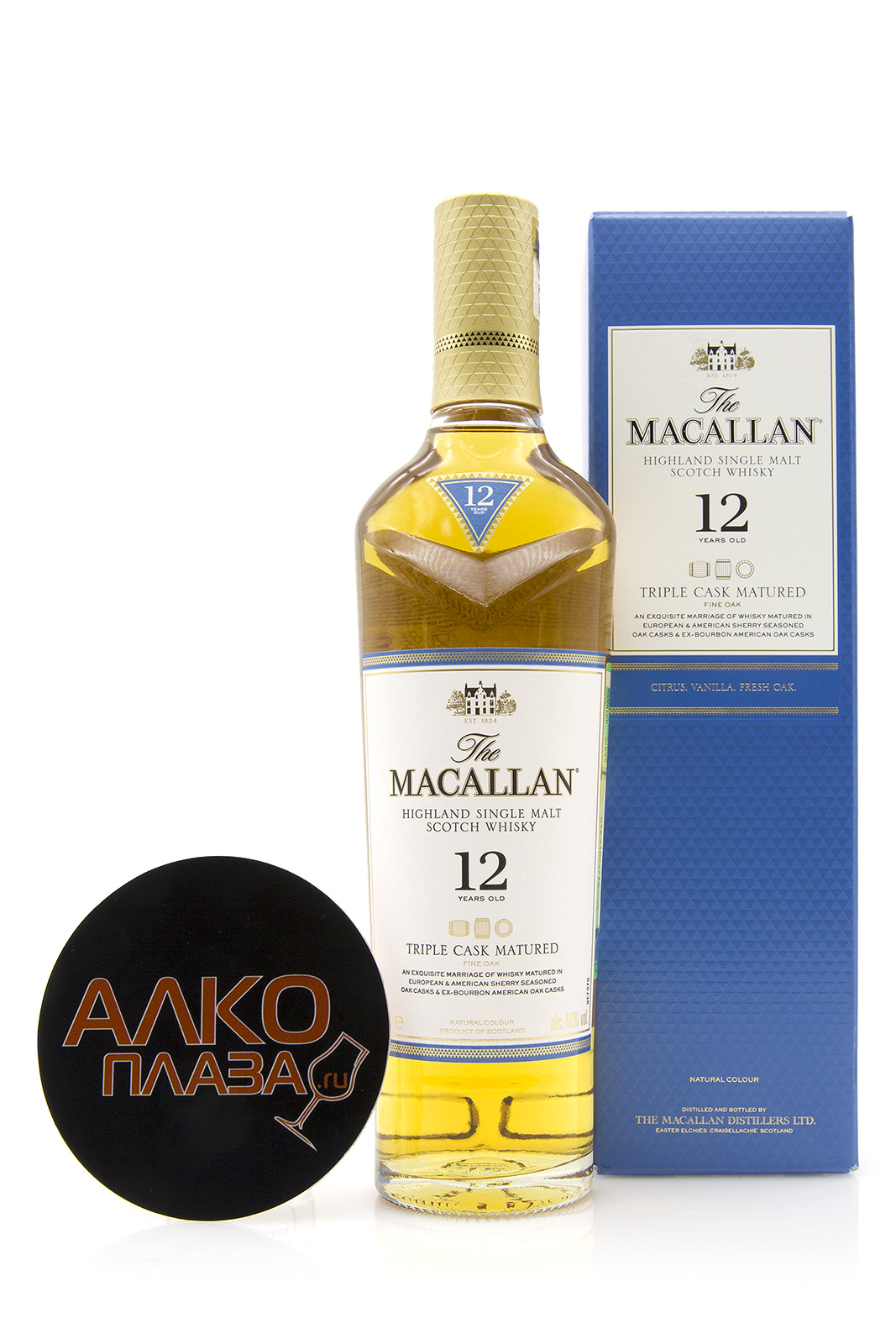 Macallan Triple Cask Matured 12 years - купить виски Макаллан Трипл ...