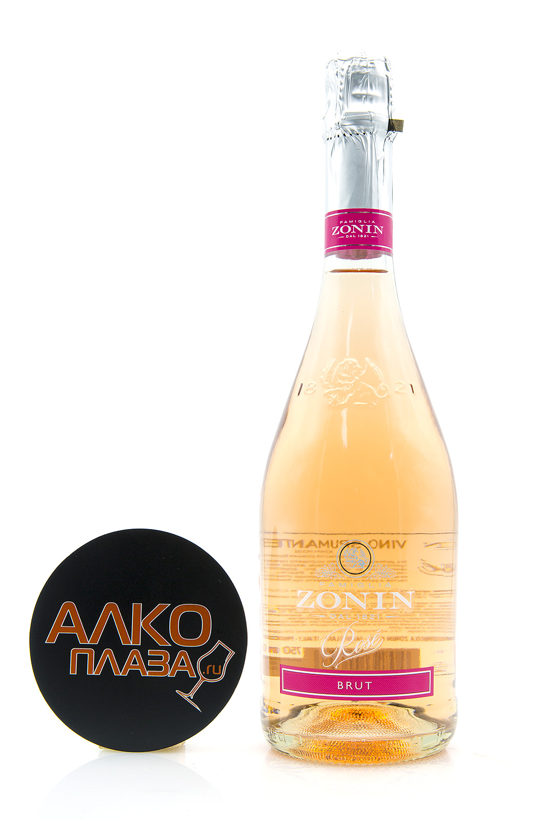 Zonin Rose Brut - купить игристое вино Зонин Розе Брют 0.75 л - цена
