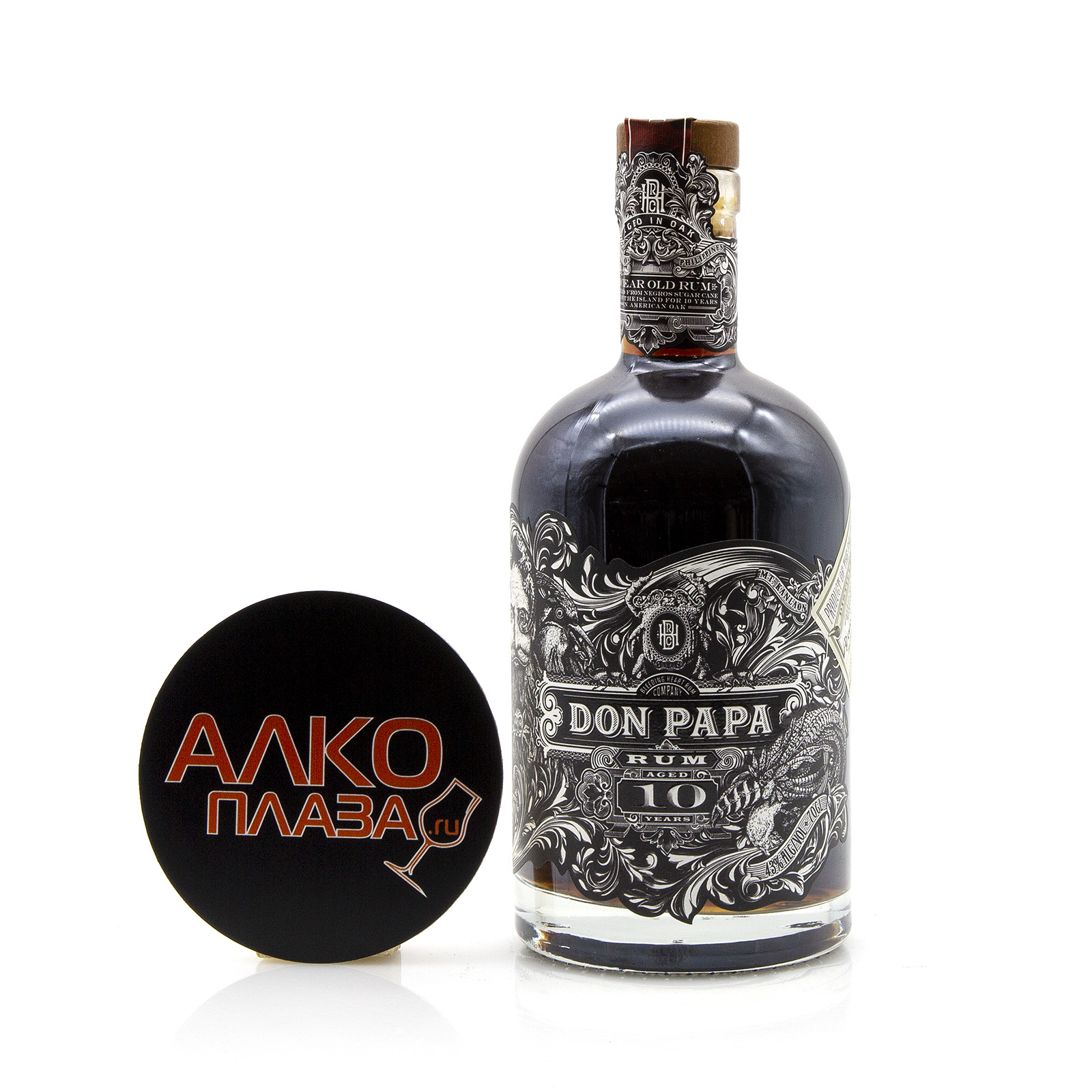 Rom Don Papa 10 Years Old - купить ром Дон Папа 10 лет выдержки 0.7 л ...