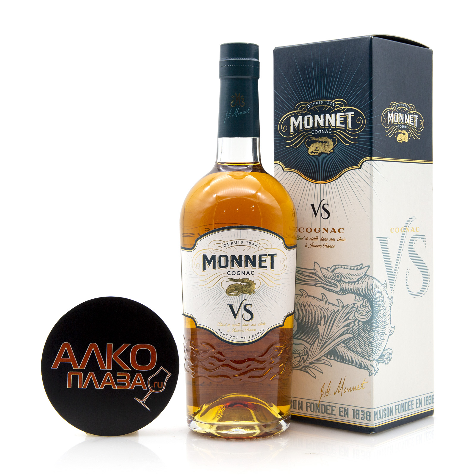 Monnet VS - купить коньяк Монне ВС 0.7 л в п/у - цена
