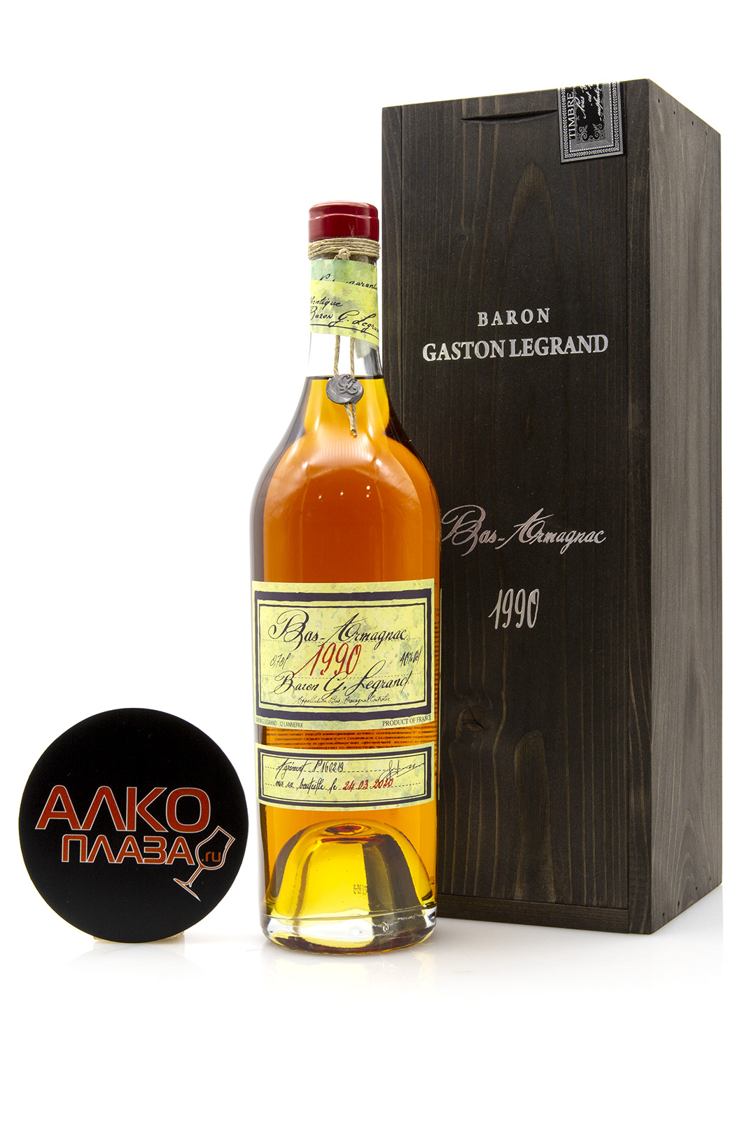 Baron G. Legrand 1990 - купить арманьяк Барон Легран 1990 года 0.7 л - цена