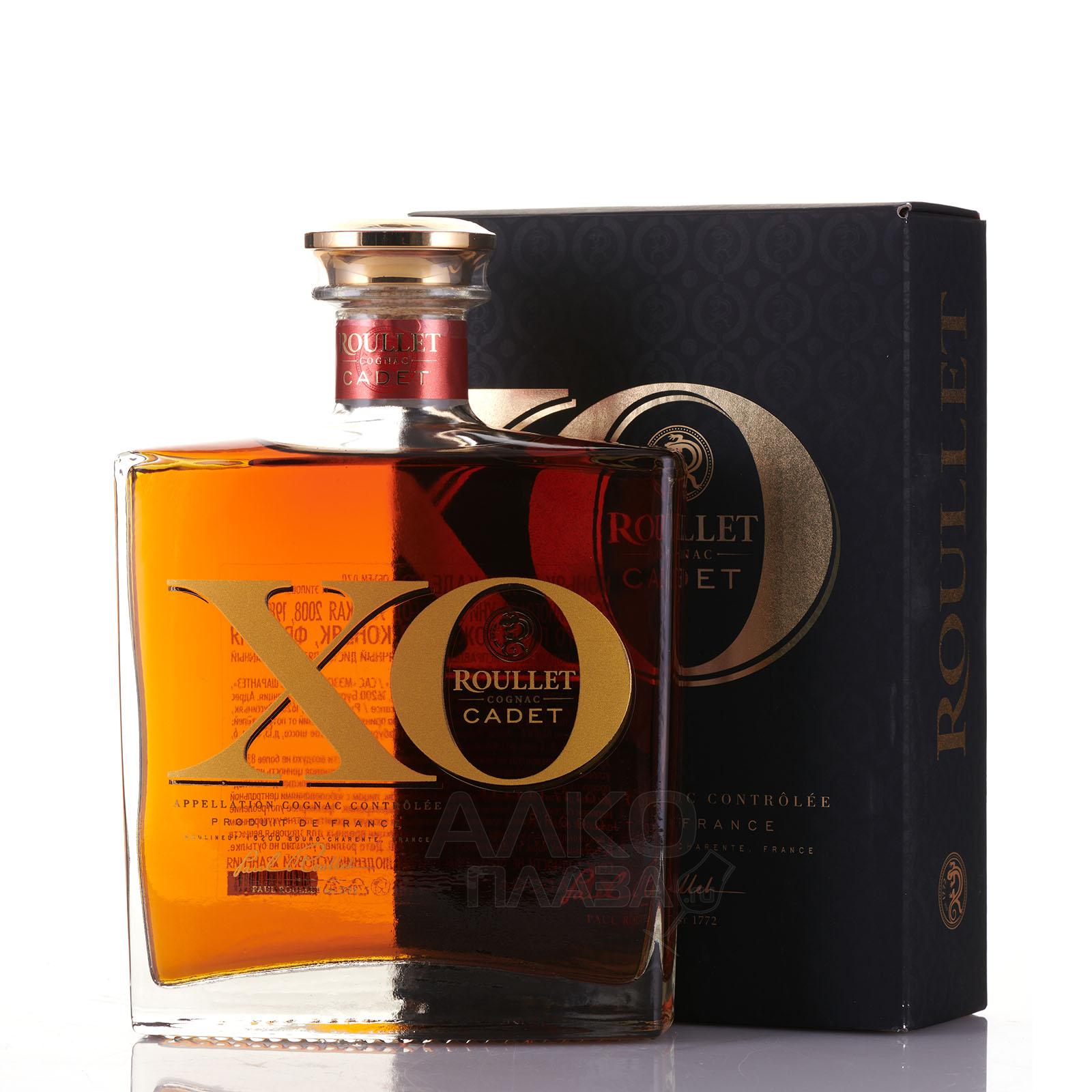 Roullet Cadet XO - купить коньяк Рулле Каде ХО 0.7 л в п/у - цена