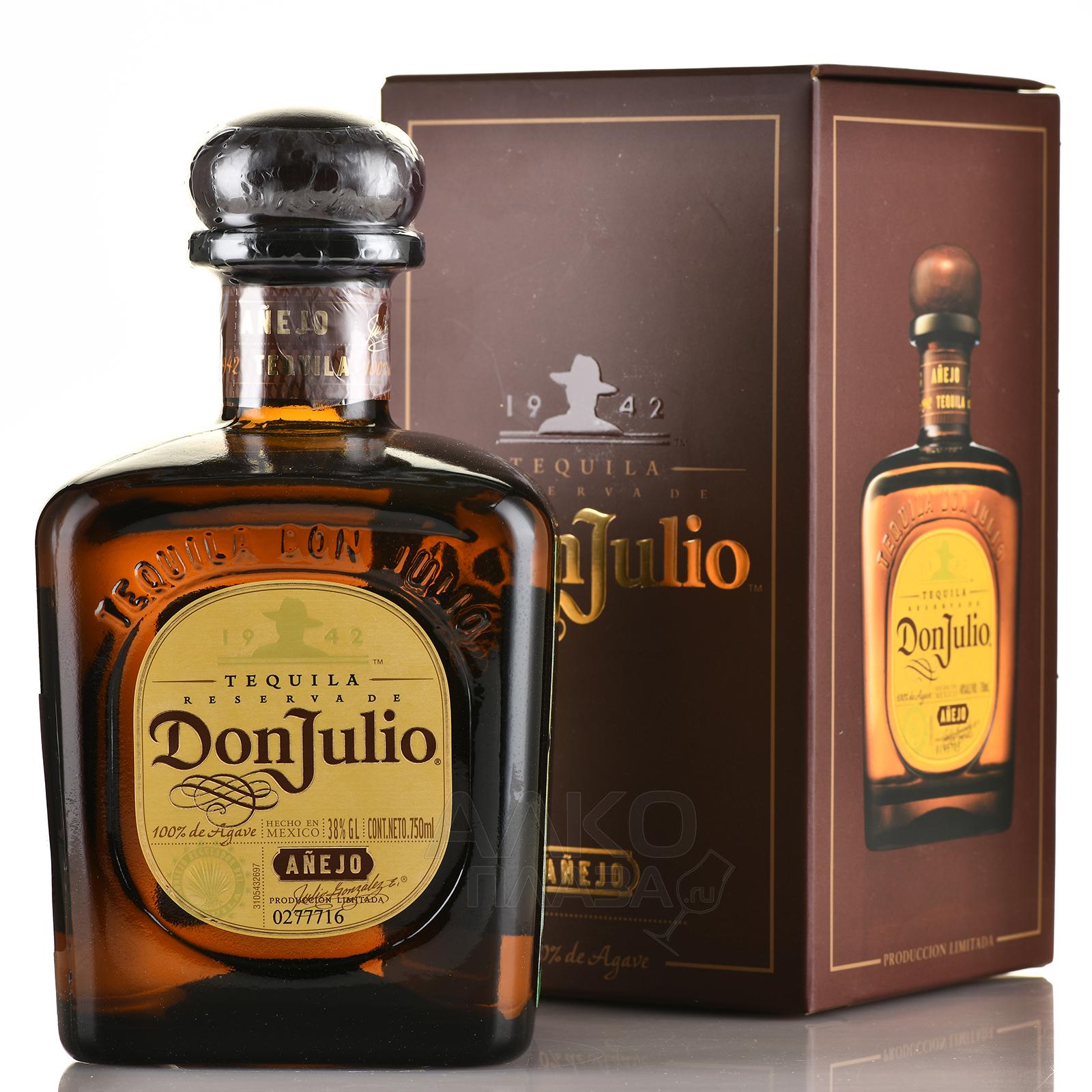 Don Julio Anejo - купить текилу Дон Хулио Аньехо 0.75 л - цена